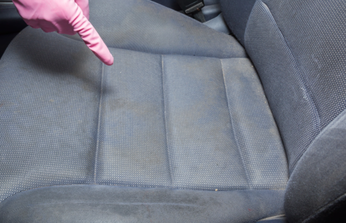Spilled Drink Becomes Mold Problem In San Diego ☎️Dr. Detail Mobile Car ...